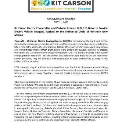 News - Kit Carson Electric Cooperative
