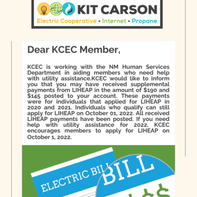 Kit Carson Electric Cooperative, Electricity - Internet - Propane ...