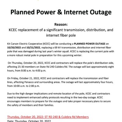 News - Kit Carson Electric Cooperative