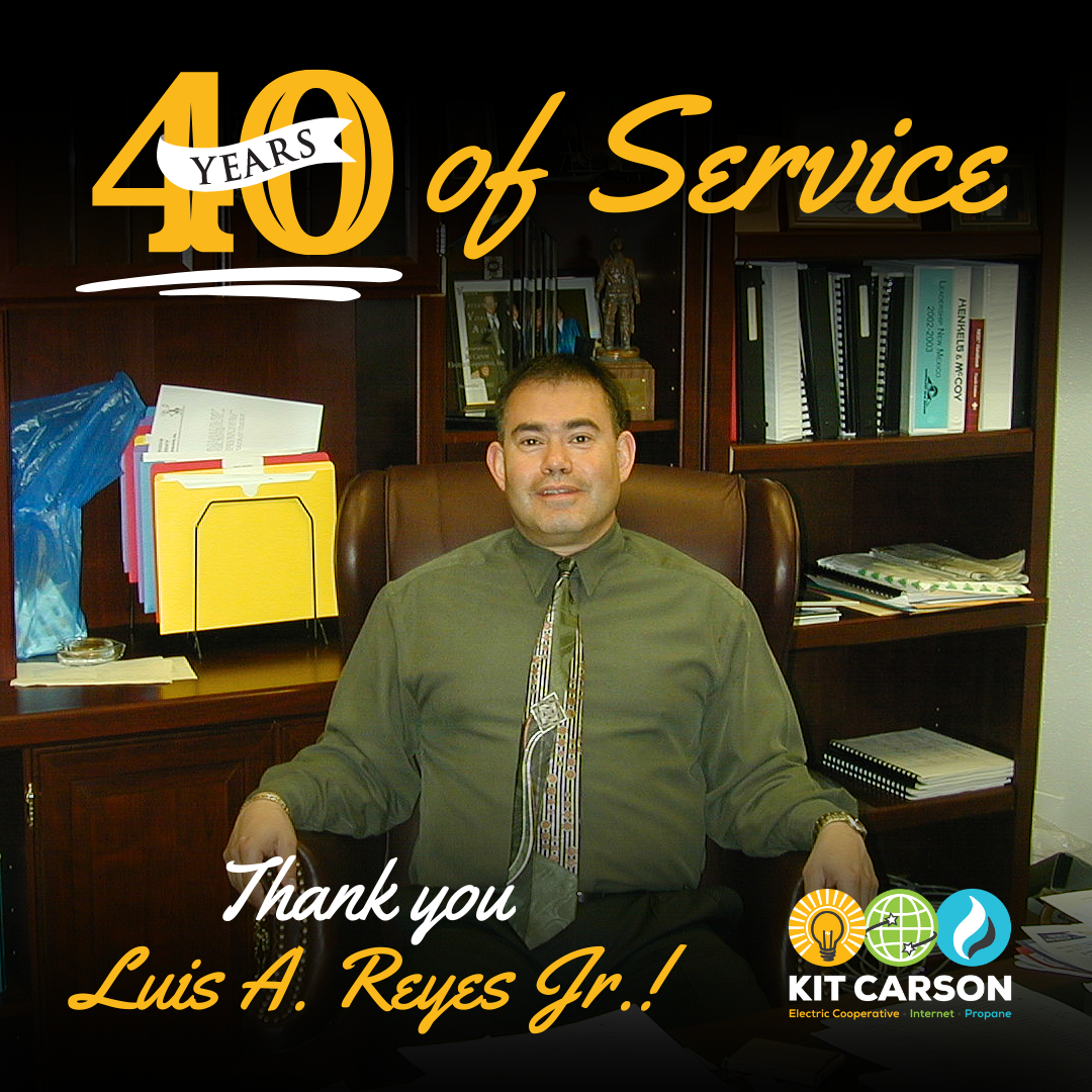 Celebrating 40 Years KCEC CEO Luis A. Reyes Jr. - Kit Carson Electric ...